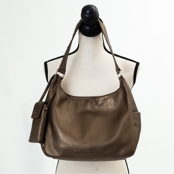 Sag Harbor | Bags | Metallic Copper Look Faux Leather Shoulder Bag ...